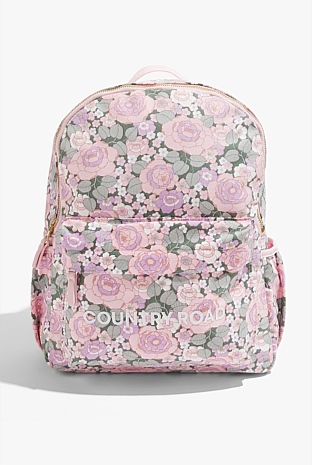 Pale Pink Floral Backpack - Accessories | Country Road