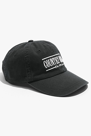 Washed Black Branded Cap - Hats & Scarves | Country Road