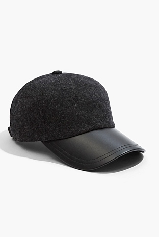 Charcoal Felt Logo Cap - Hats, Scarves & Gloves | Country Road