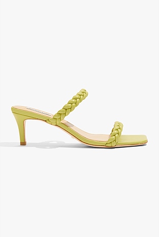 Pea Green Maeve Heel - Heels & Wedges | Country Road