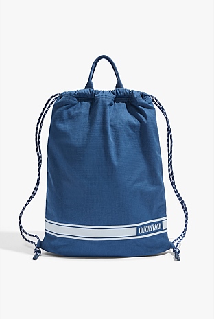French Navy Drawstring Ripstop Bag - Bags | Country Road