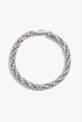Silver Lou Jewel 45cm Necklace - Necklaces | Country Road