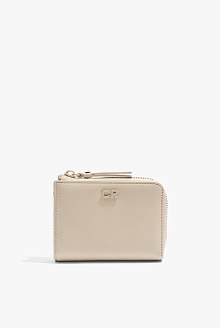 Stone Small CR Zip Wallet - Wallets & Pouches | Country Road
