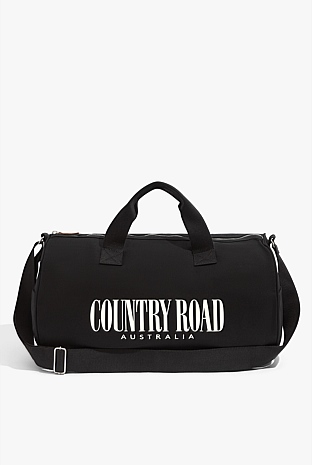 Black Organically Grown Cotton Heritage Duffle Bag - Bags | Country Road