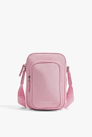 Sugar Pink Recycled Polyester Soft Mini Bag - Bags | Country Road