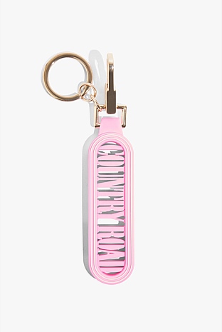 Vibrant Pink Branded Keyring - Cosmetic & Travel Bags | Country Road