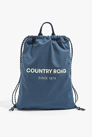 Navy Drawstring Backpack - Bags | Country Road