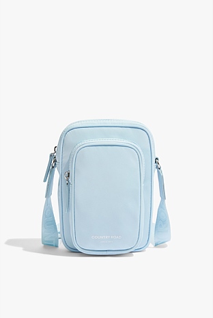 Soft Blue Recycled Polyester Soft Mini Bag - Bags | Country Road