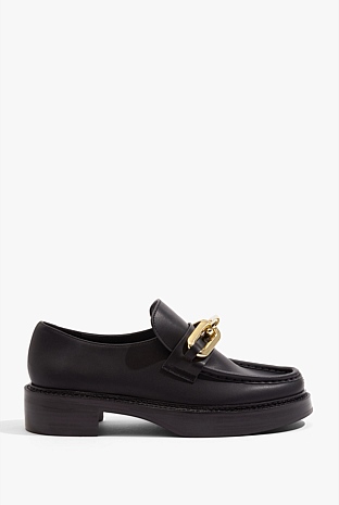 Black Noa Loafer - Flats | Country Road