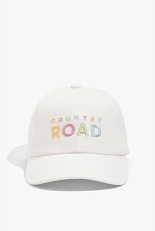 Multi Marsh Australian Cotton Logo Cap - Accessories | Country Road