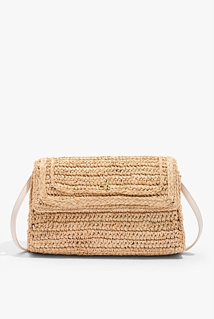 Natural Raffia Crossbody Bag - Bags | Country Road