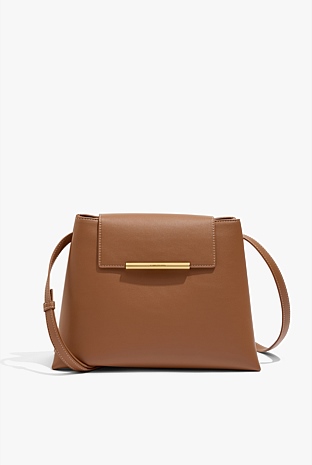 Tan Folded Detail Sling - Bags | Country Road