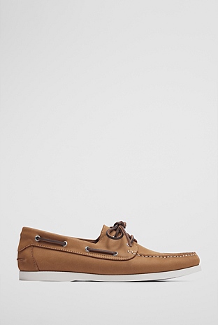 Stone Flynn Nubuck Leather Boat Shoe - Best Sellers | Country Road