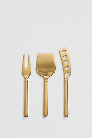Soft Gold Nolan Cheese Knife Set - Cutlery | Country Road