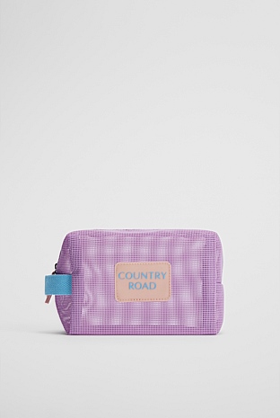 Lilac Mesh Wash Bag - Accessories | Country Road