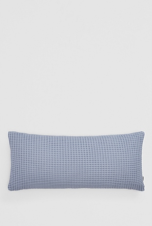 Ciel Blue Monti Australian Cotton 40x75 Cushion - Cushions | Country Road