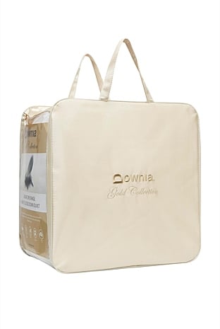 White Downia Gold Collection 30/70 Goose Down & Feather Mattress Topper ...