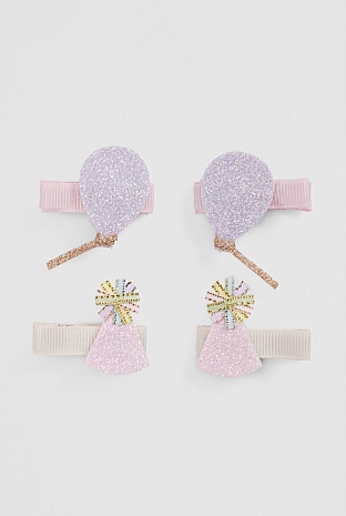 Multicolour Birthday Hair Clips - Accessories | Country Road