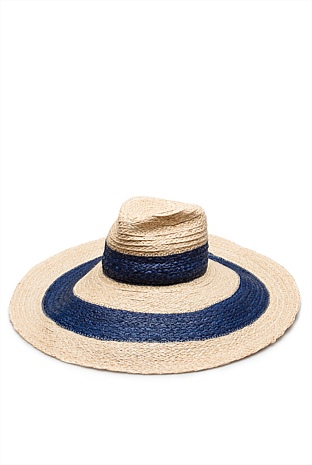 Navy Colour Block Sun Hat - Accessories | Country Road