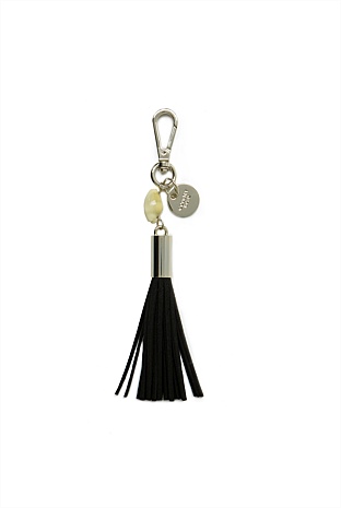 Black Capped Tassel Keyring - Accessories | Country Road