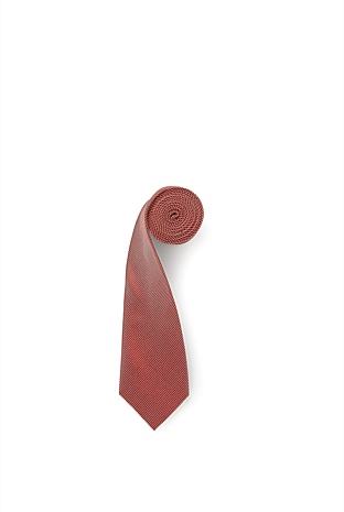 Red Mini Hatch Tie - Ties & Pocket Squares | Country Road