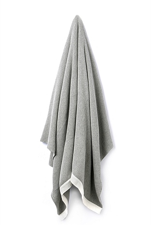 Pale Grey Andi Knit Throw - Throws | Country Road