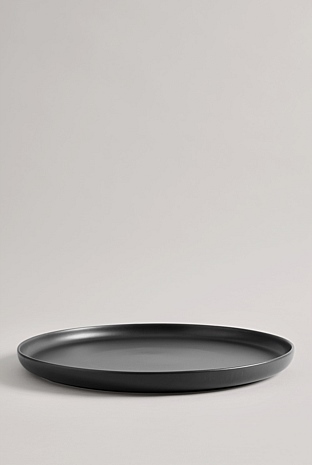 Matte Black Tapas Large Round Platter - Dining | Country Road