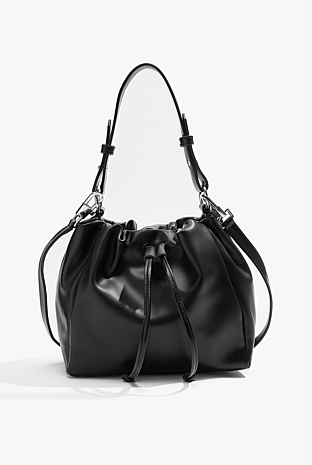 Black Drawstring Bag - Bags | Country Road