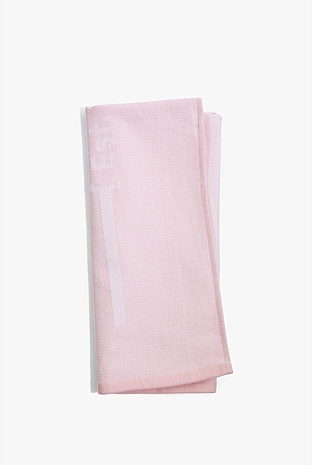 Orchid Pink Heritage Logo Tea Towel - Tea Towels | Country Road
