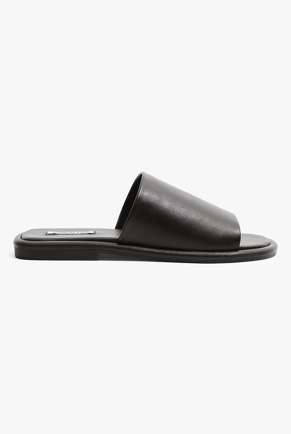 Black Juliet Leather Slide - Sandals & Thongs | Country Road