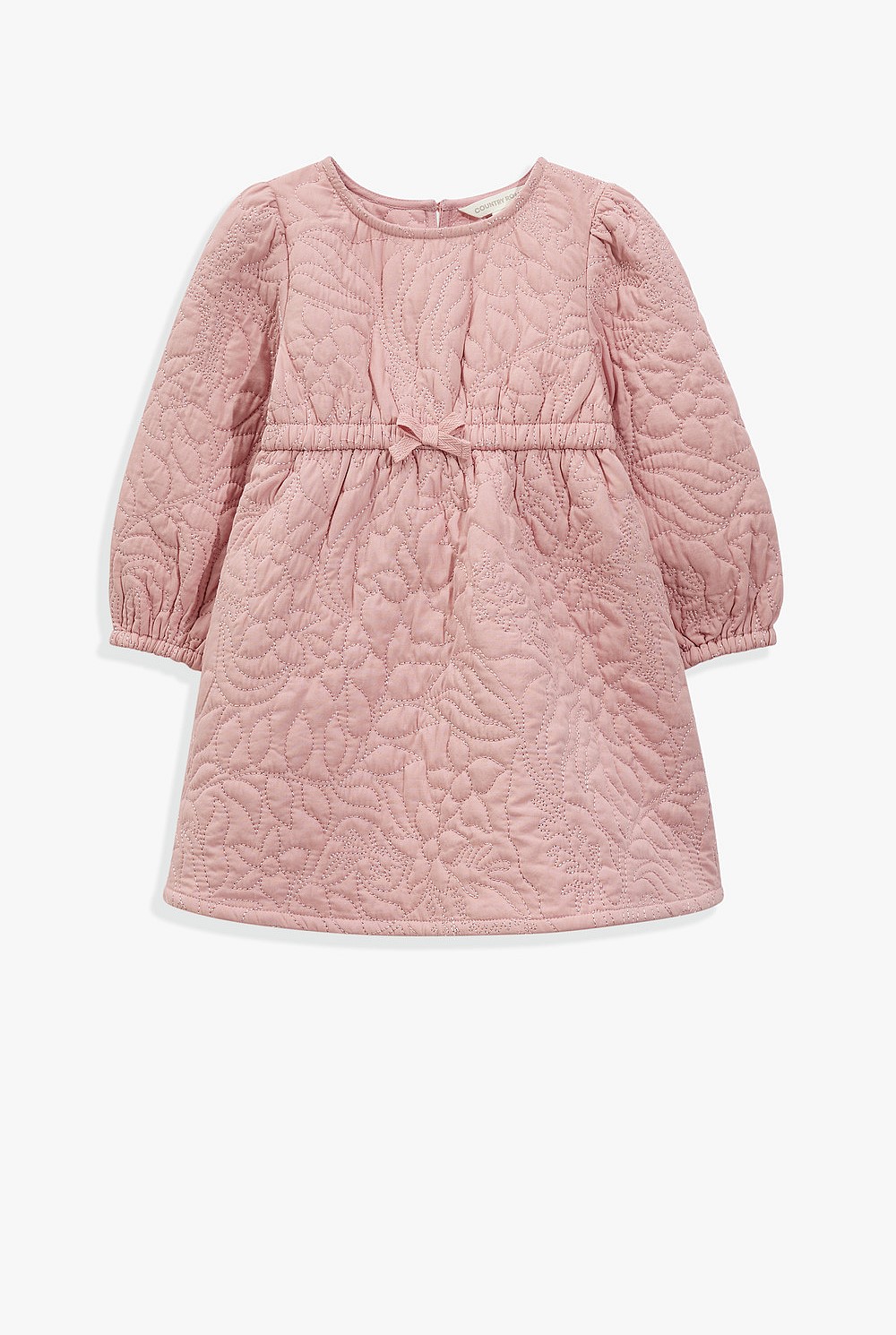 Ash Pink Woven Quilted Dress - Dresses | Country Road