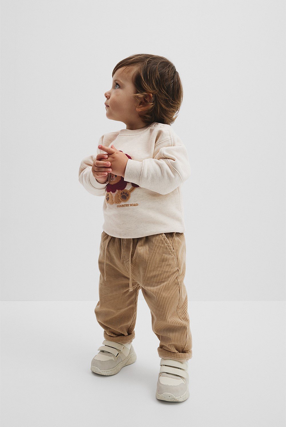 Latte Organically Grown Cotton Corduroy Pant - Pants | Country Road