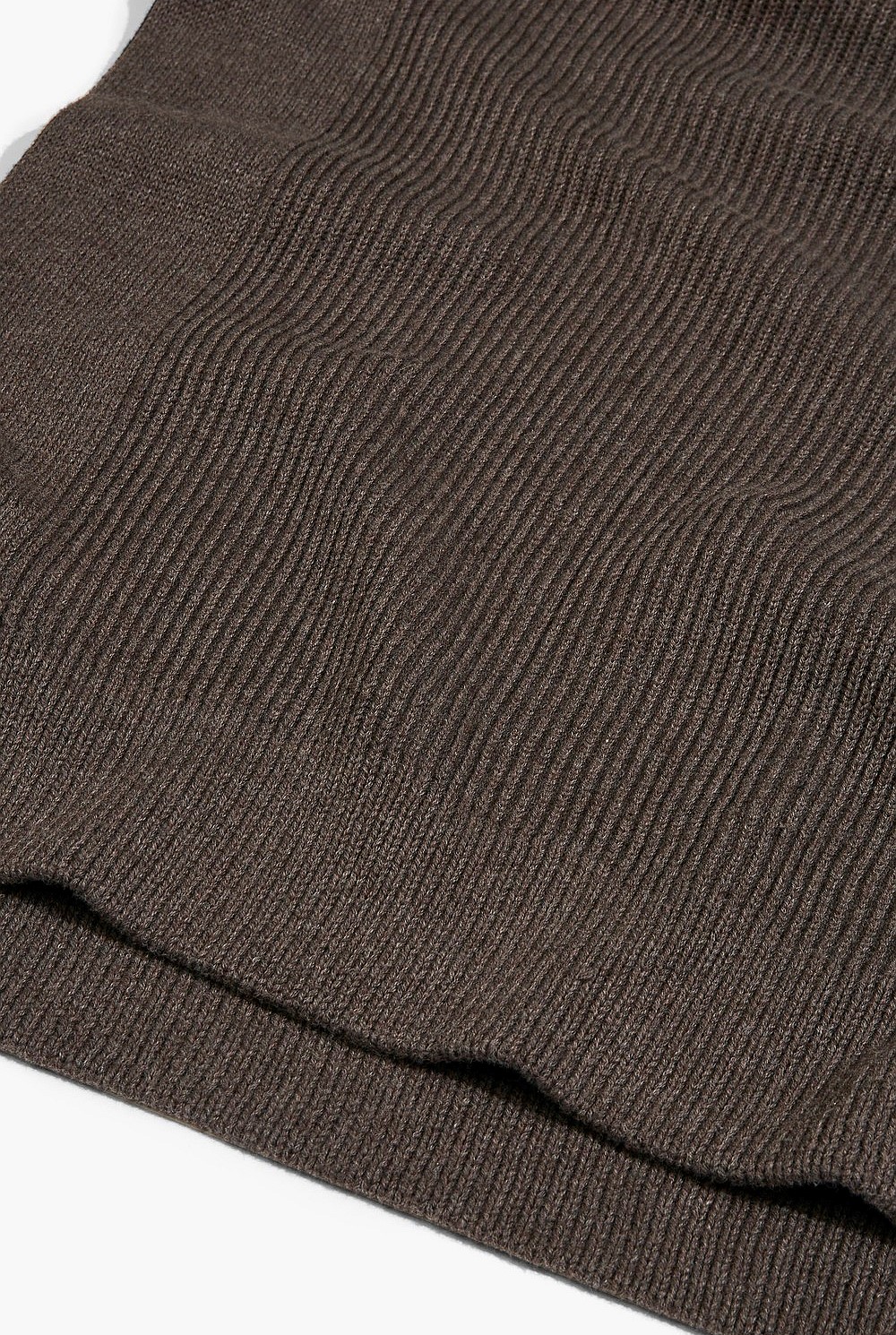 Chocolate Gard Knit Throw - Natural Fibres | Country Road