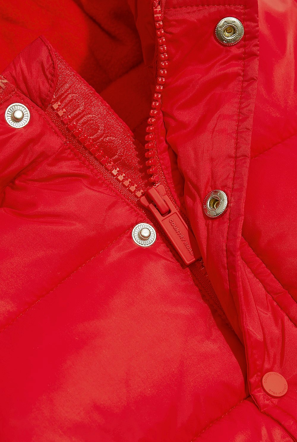 Red Nylon Puffer Jacket - Jackets & Coats | Country Road