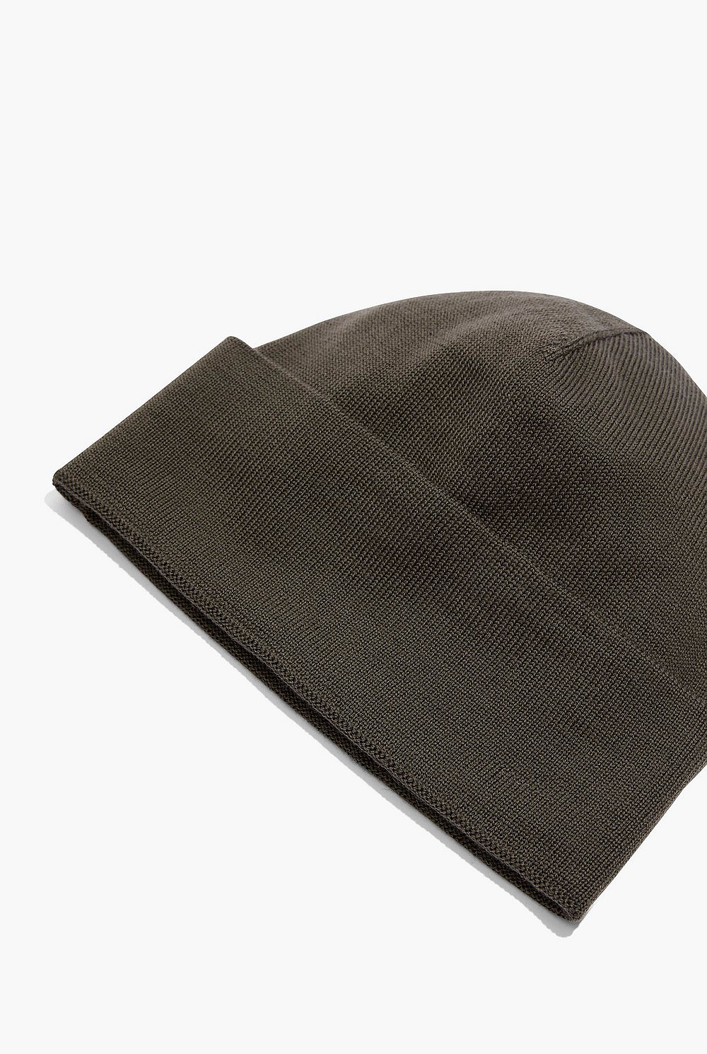 Deep Khaki Verified Australian Merino Wool Beanie - Hats, Scarves ...