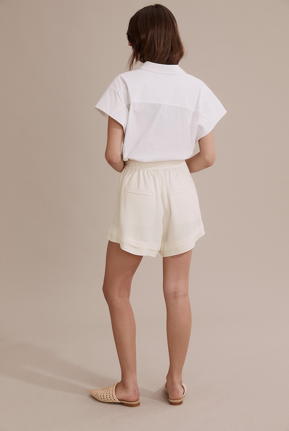Winter White Soft Fluid Short - Shorts | Country Road