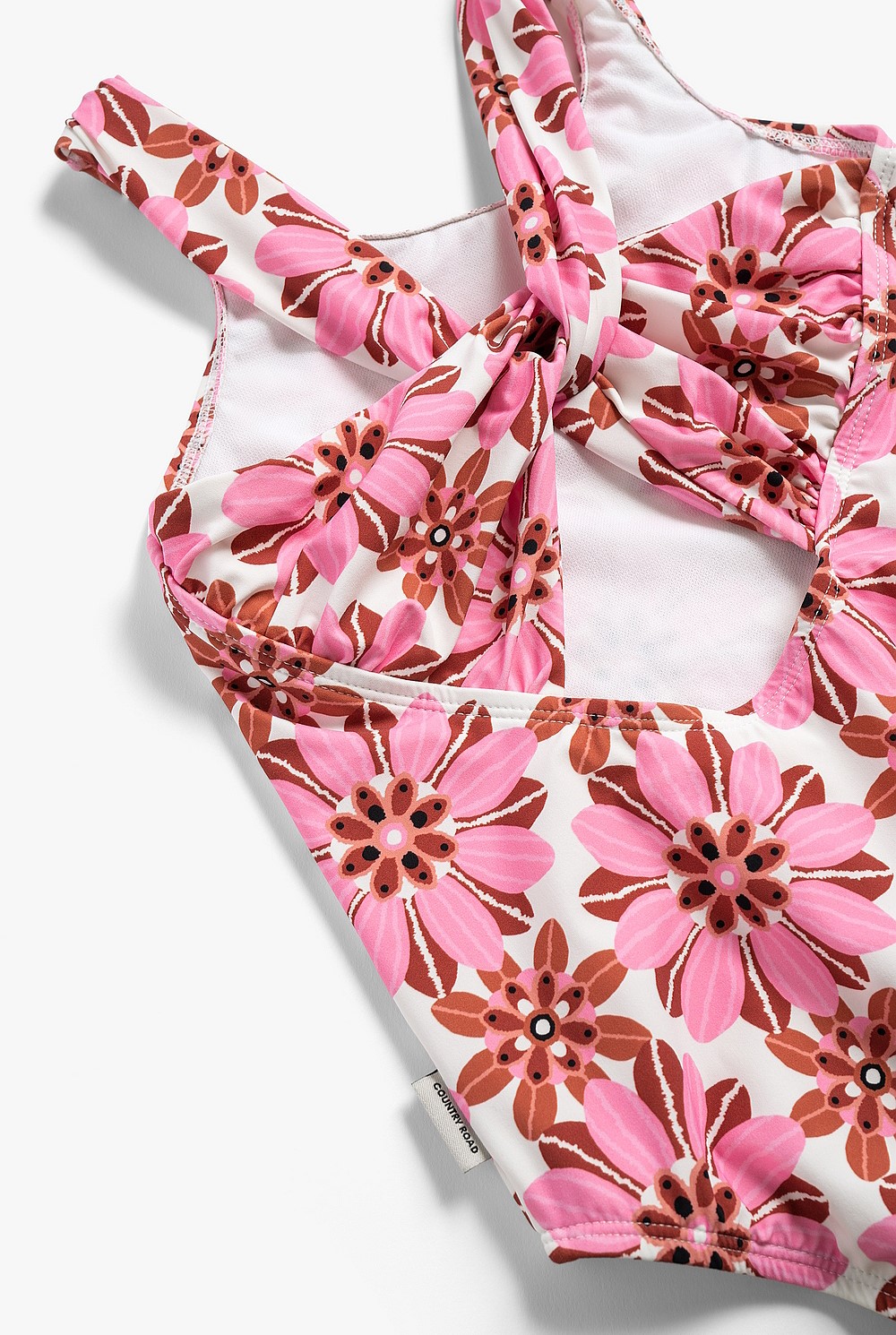 Marshmallow Recycled Nylon Flower Tile Bather - Swimwear | Country Road