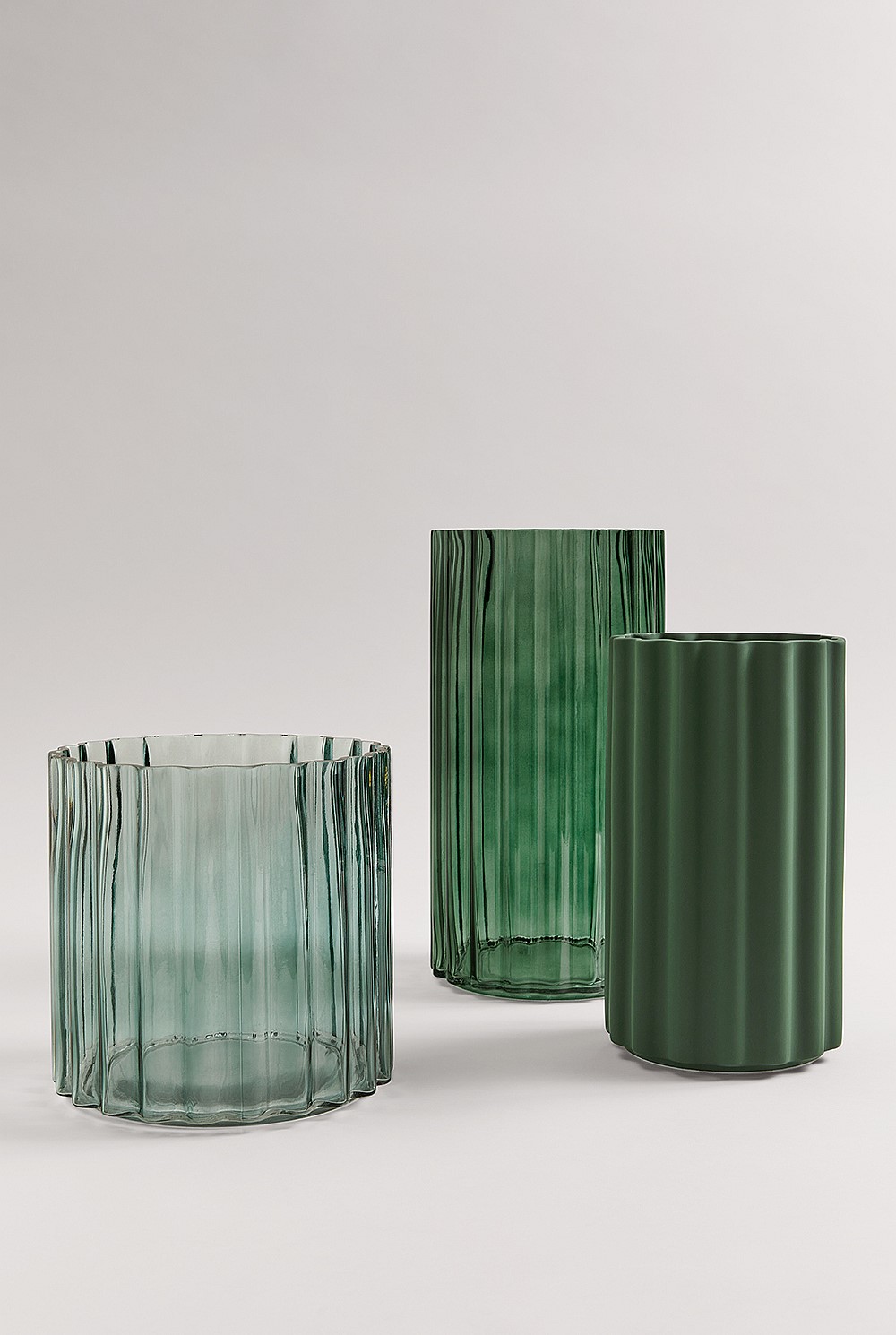 Forest Green Preston Glass Large Vase - Vases | Country Road