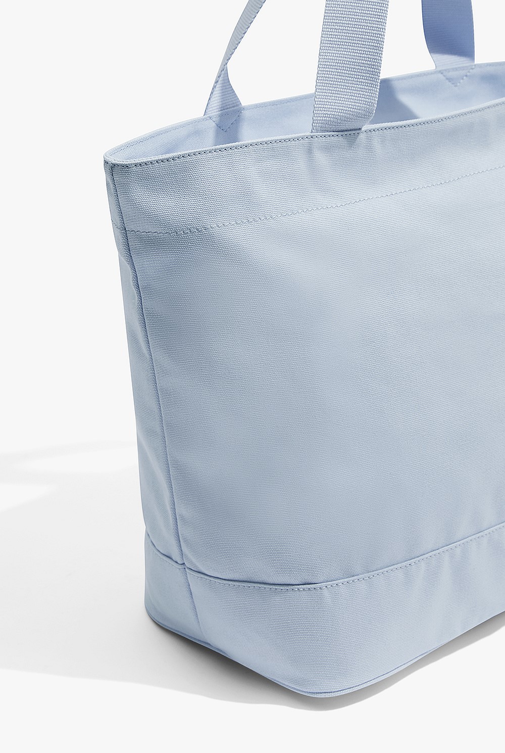 Pale Blue Cotton Printed Heritage Shopper - Bags | Country Road