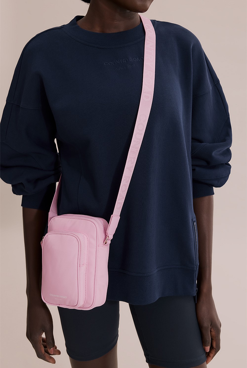 Sugar Pink Recycled Polyester Soft Mini Bag - Bags | Country Road