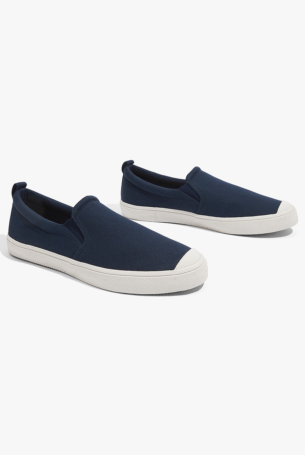 Navy Cotton Slip-On - Casual Shoes | Country Road