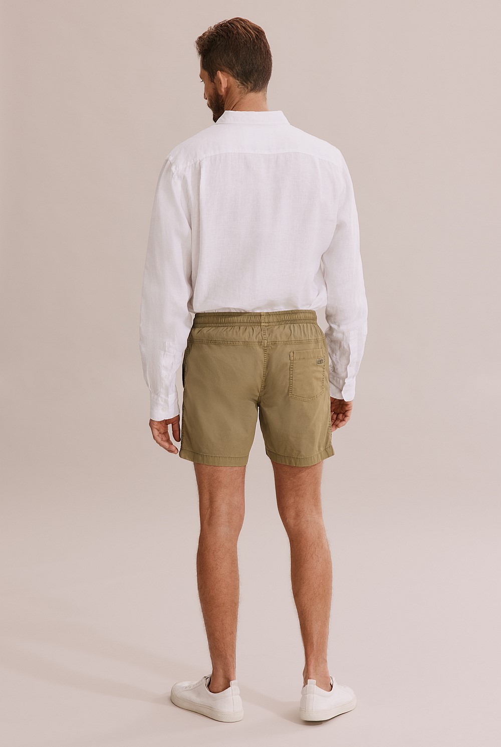 Dark Stone Garment Dyed Deck Short - Shorts | Country Road