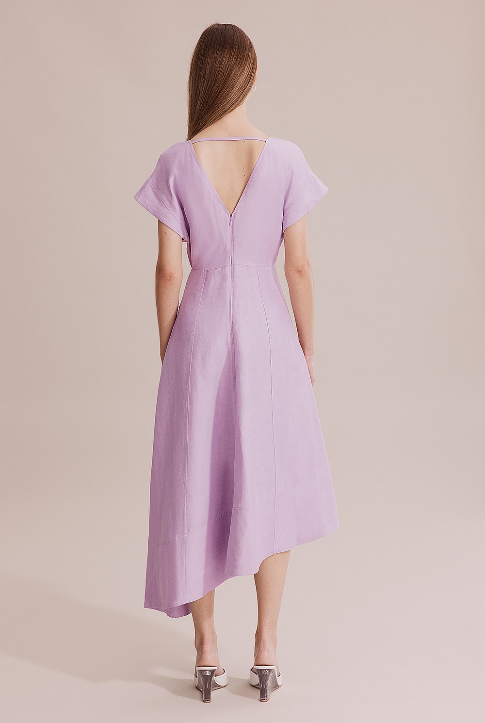 Orchid Panelled Midi Dress - Dresses | Country Road