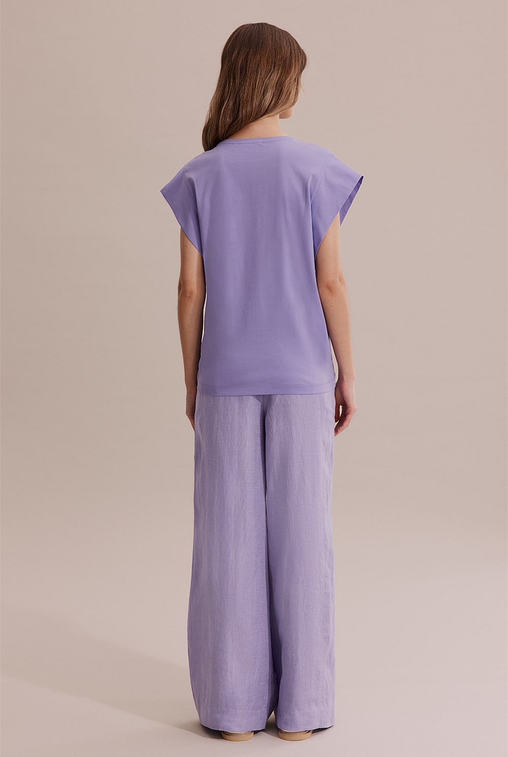 Iris Mercerised Extended T-Shirt - T-Shirts & Tops | Country Road