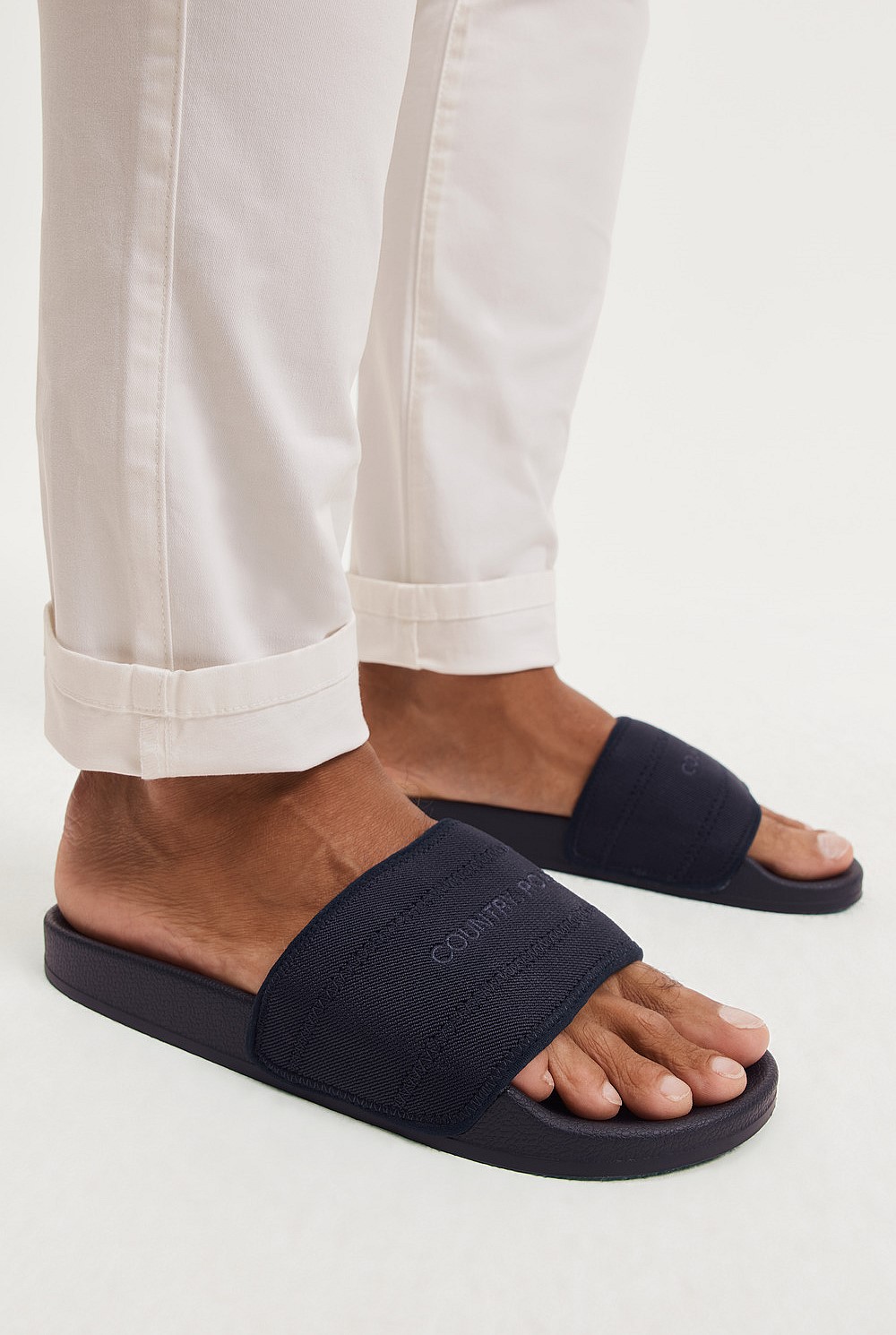 Navy Neoprene Slide - Thongs & Slides | Country Road