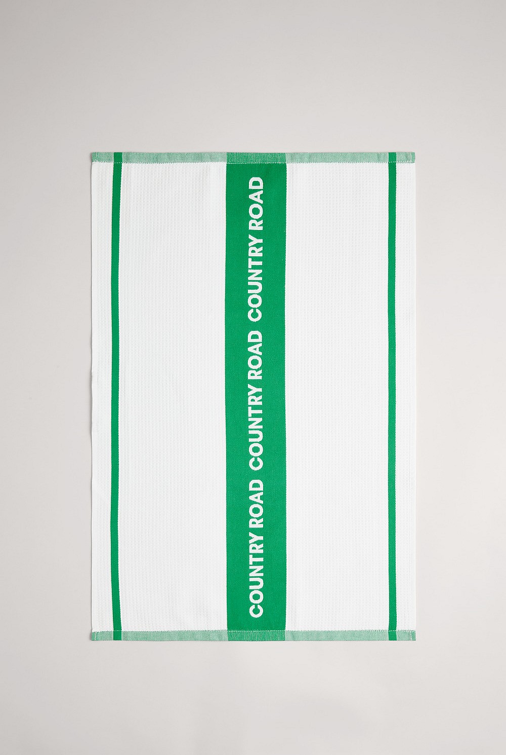 Palm CR Logo Australian Cotton Tea Towel - Natural Fibres | Country Road