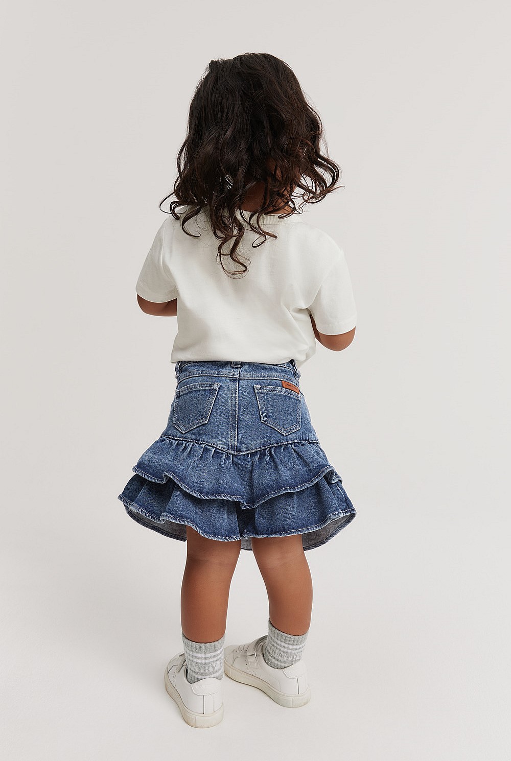 Indigo Denim Frill Skirt - Denim & Jeans | Country Road