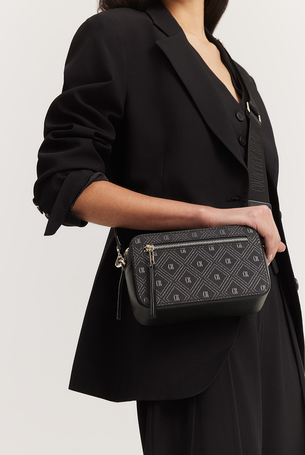 Black Monogram Camera Bag - Bags | Country Road