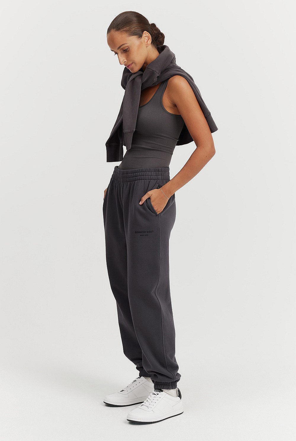 Charcoal Seamfree Contour Cami - T-Shirts & Tops | Country Road