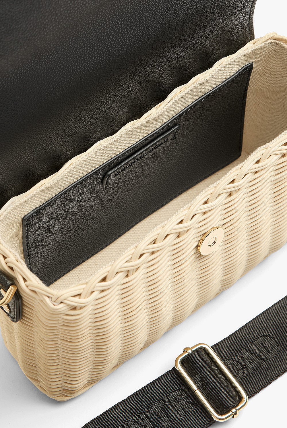 Black Rattan Crossbody Bag - Bags | Country Road